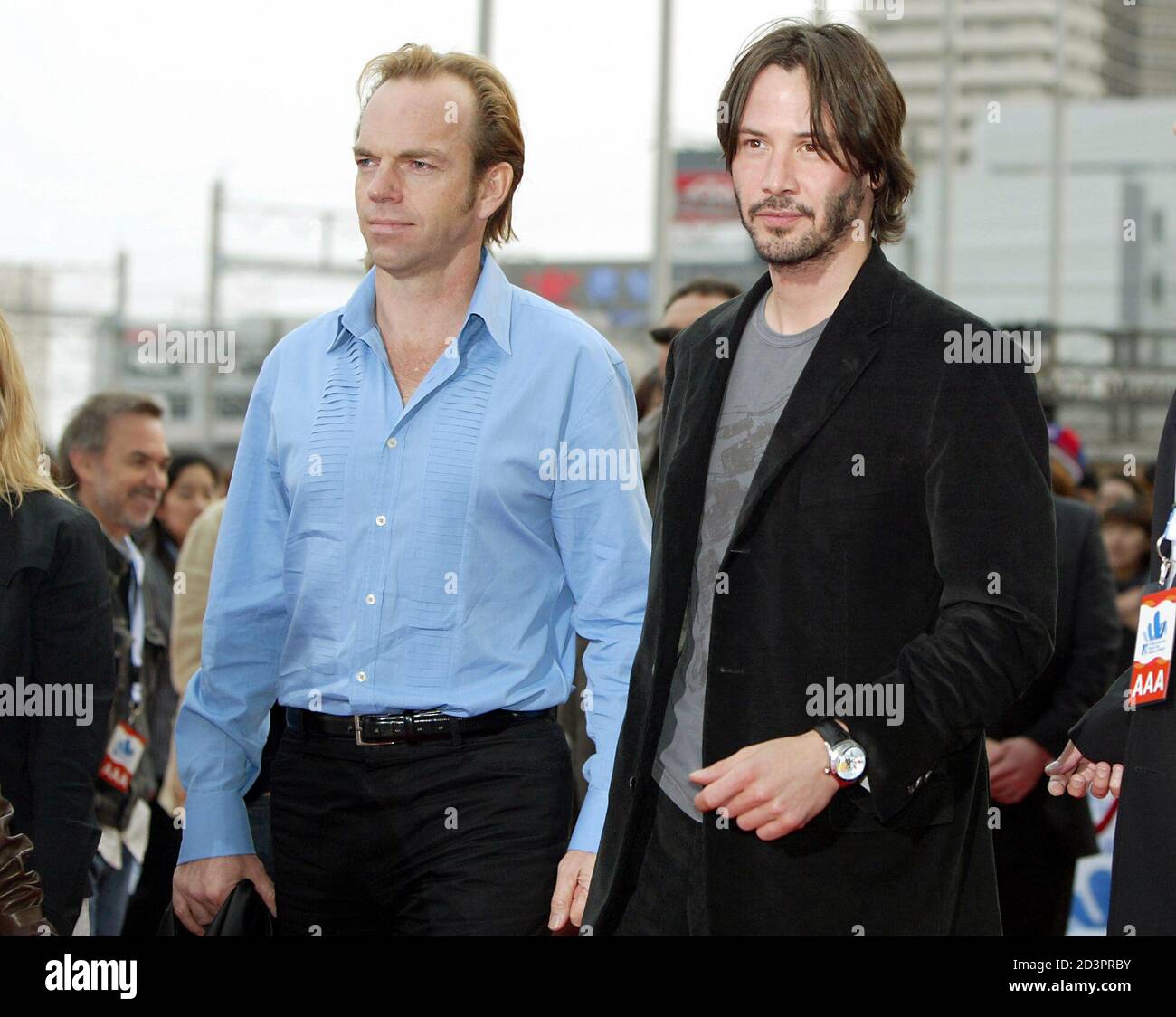 Hugo weaving keanu reeves hi-res stock photography and images - Alamy