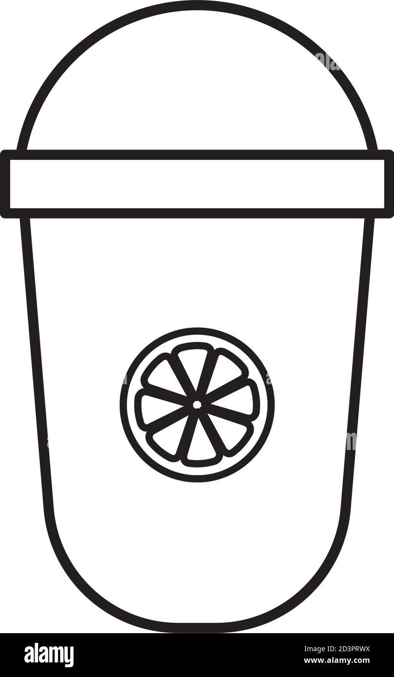 Lemon iced tea Stock Vector Images - Alamy