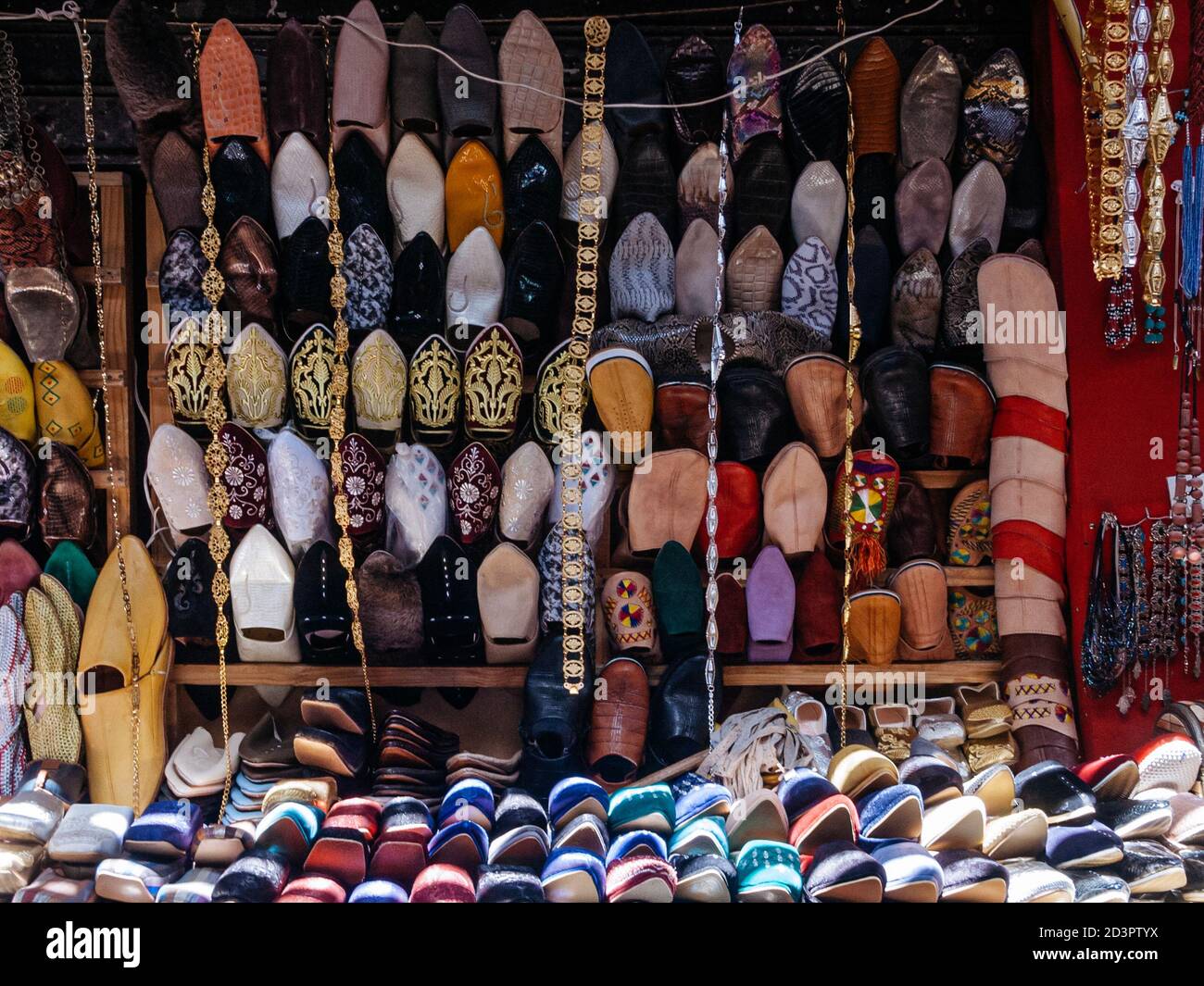 The souks of Mouassine in Marrakech Stock Photo - Alamy