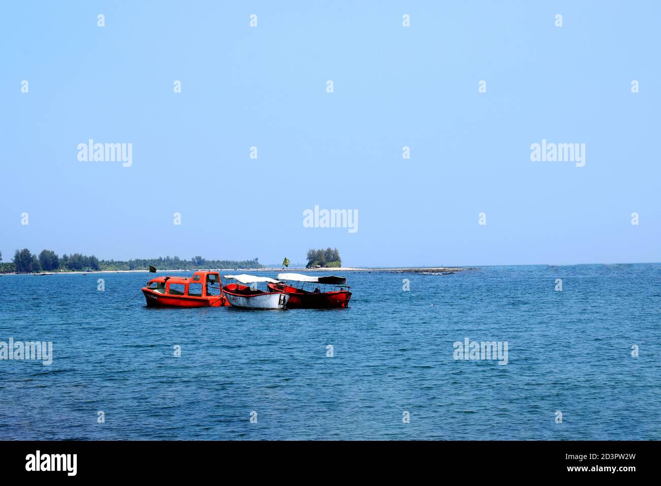 Traditional small sea ship for fishing in Saintmartin Bangladesh Stock ...