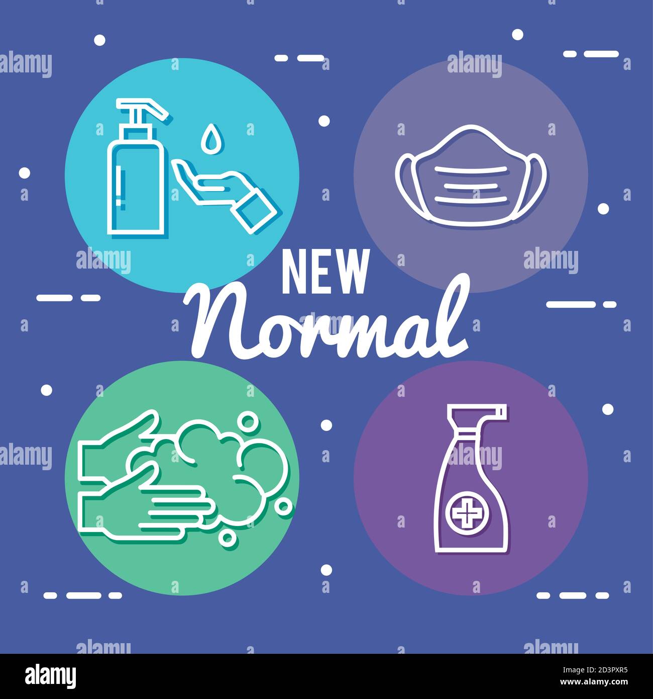New normal icon set vector design Stock Vector Image & Art - Alamy