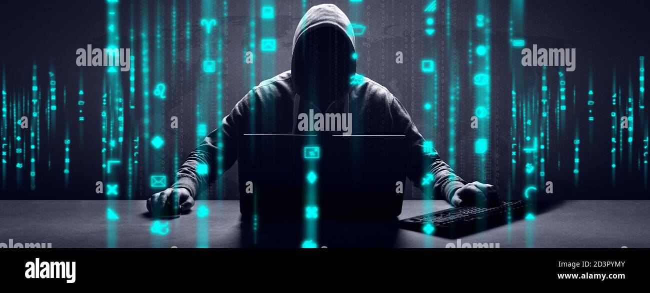 Hacker prints a code on a laptop keyboard to break into a cyberspace ...