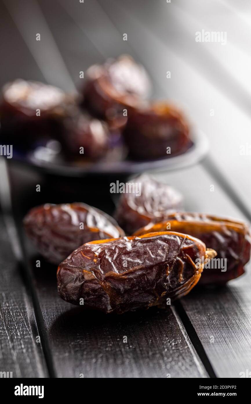 Delicious dried dates black hi-res stock photography and images - Alamy