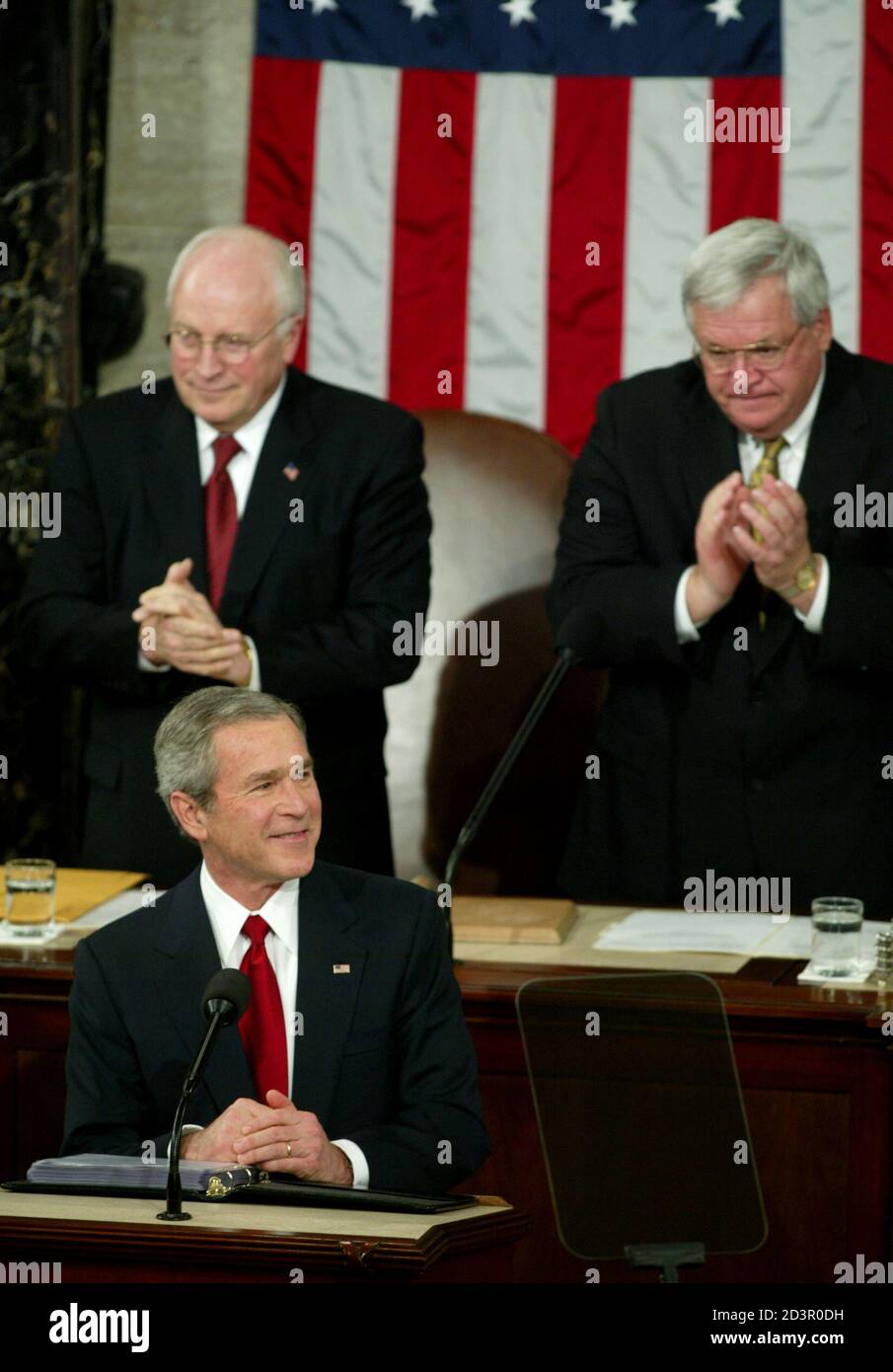 Dennis hastert podium hi-res stock photography and images - Alamy