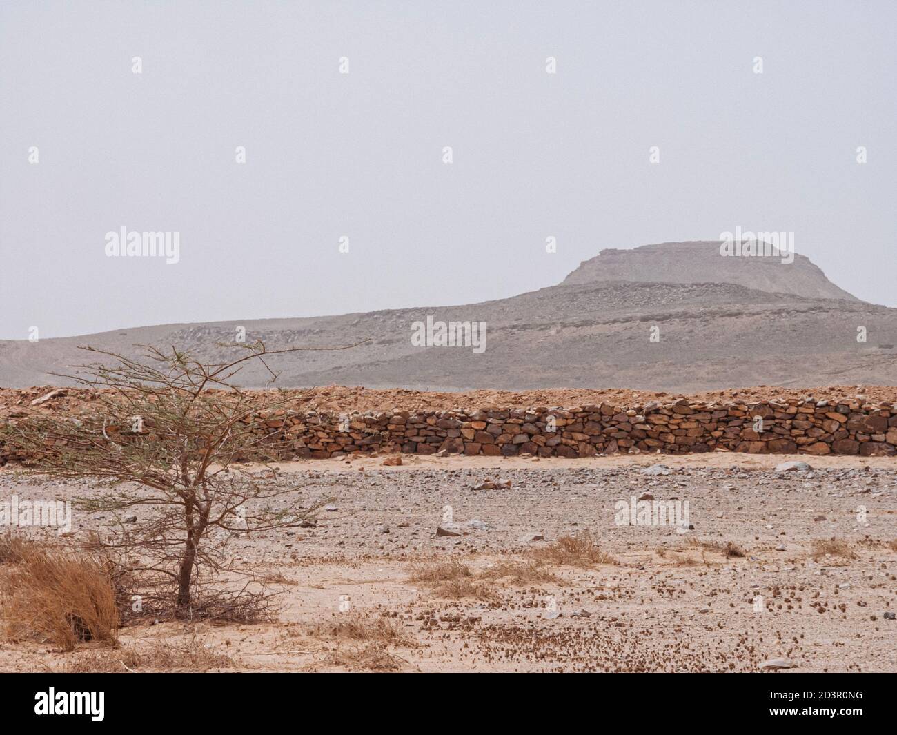 Sahara desert between Zouerat and Bir Moghrein in Mauritania Stock ...