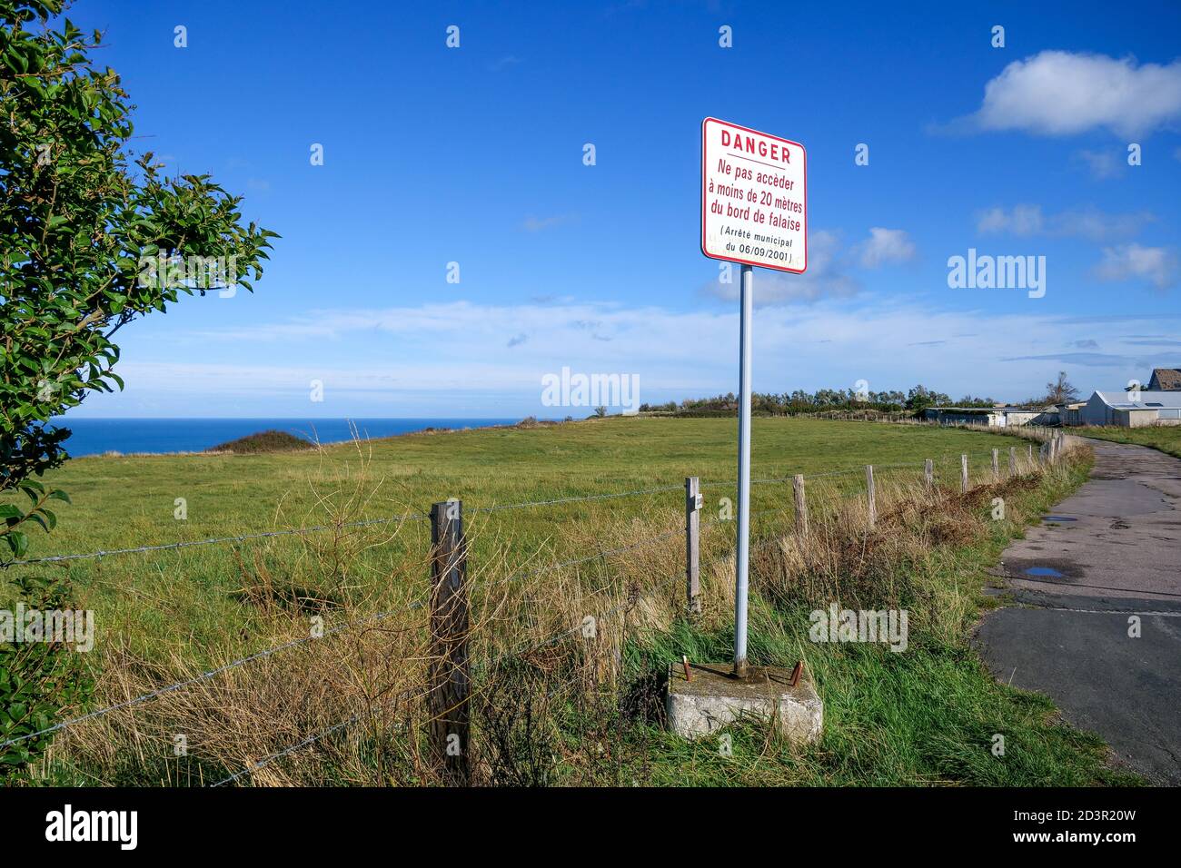 Collapsing cliffs, Dollemard, Seine-Maritime, Normandy Region, France ...