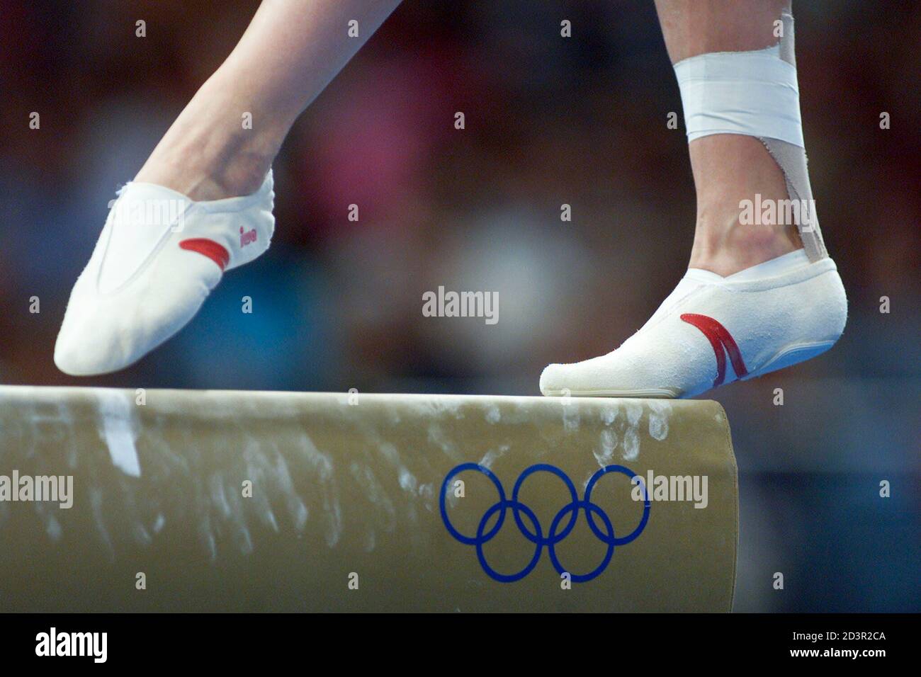 Womens gymnastics feet hi-res stock photography and images - Alamy