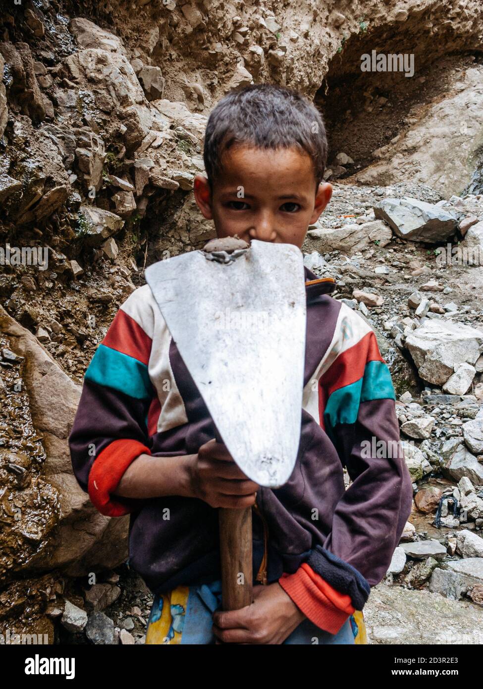 Trekking In Morocco Atlas Mountains – Toubkal Climbing, Berber child ...