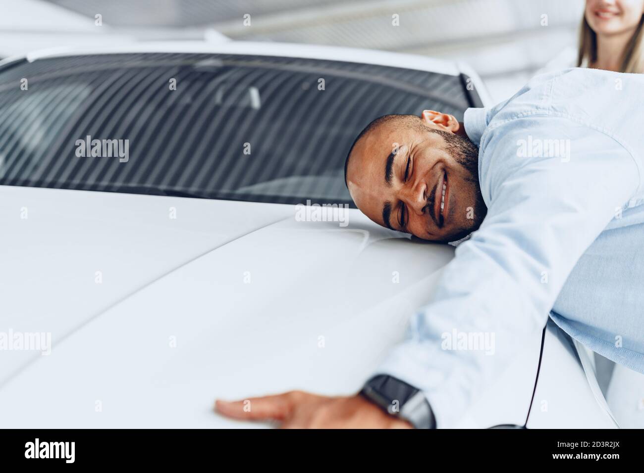 Hug hugging new car hi-res stock photography and images - Alamy
