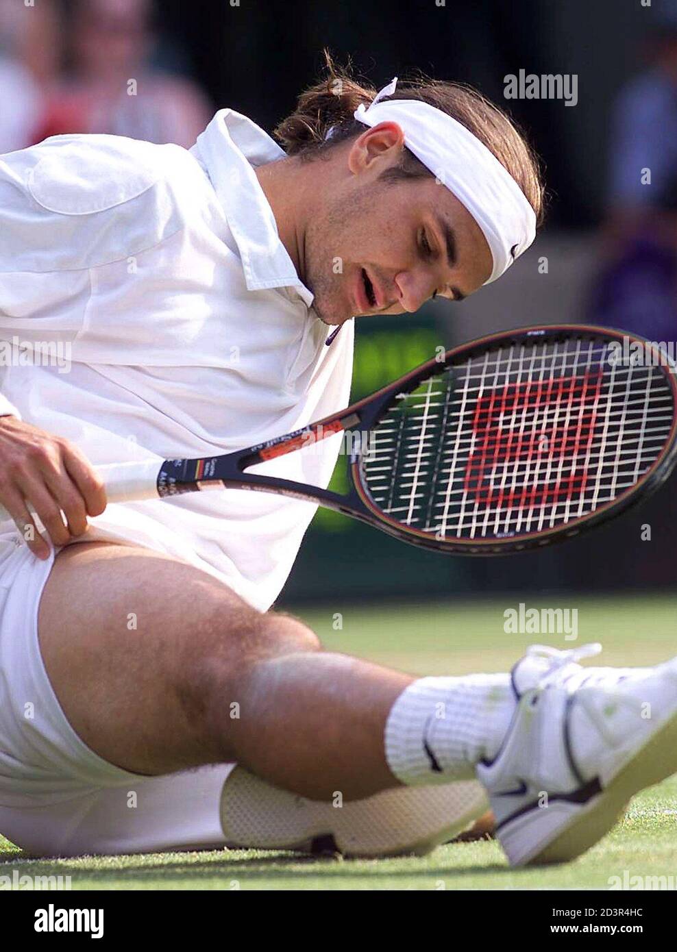 Wimbledon 2001 federer hi-res stock photography and images - Alamy