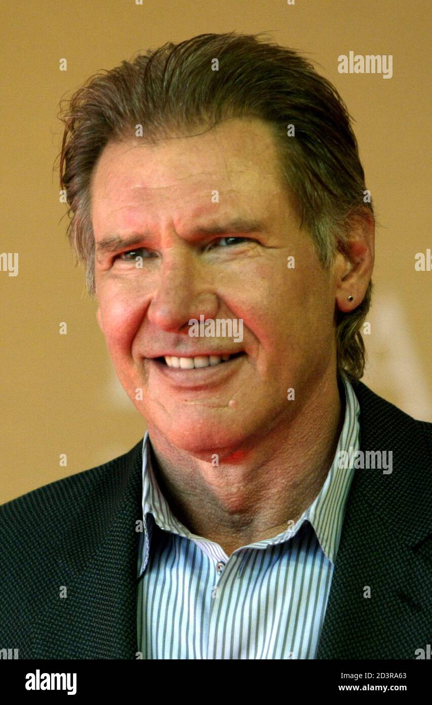 American actor harrison ford poses hi-res stock photography and images ...