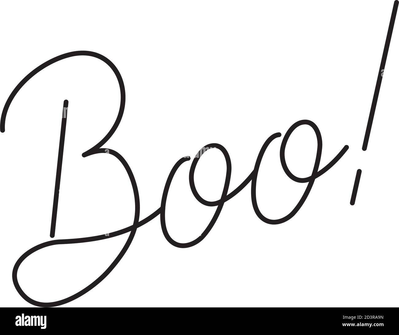 Boo word Cut Out Stock Images & Pictures - Alamy