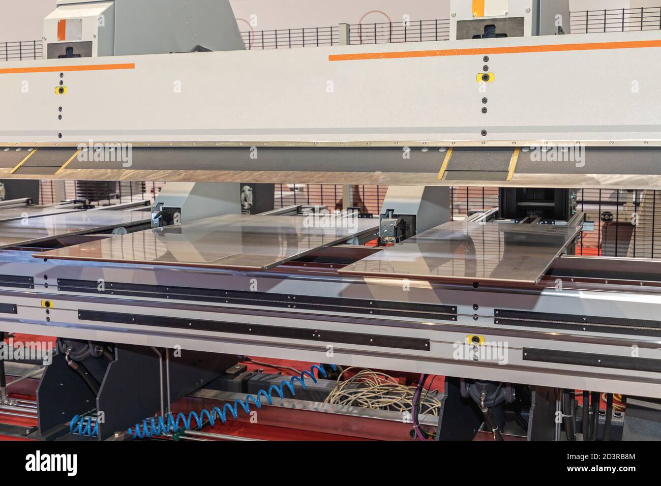 Double Bending Folding Machine Equipment in Factory Stock Photo - Alamy
