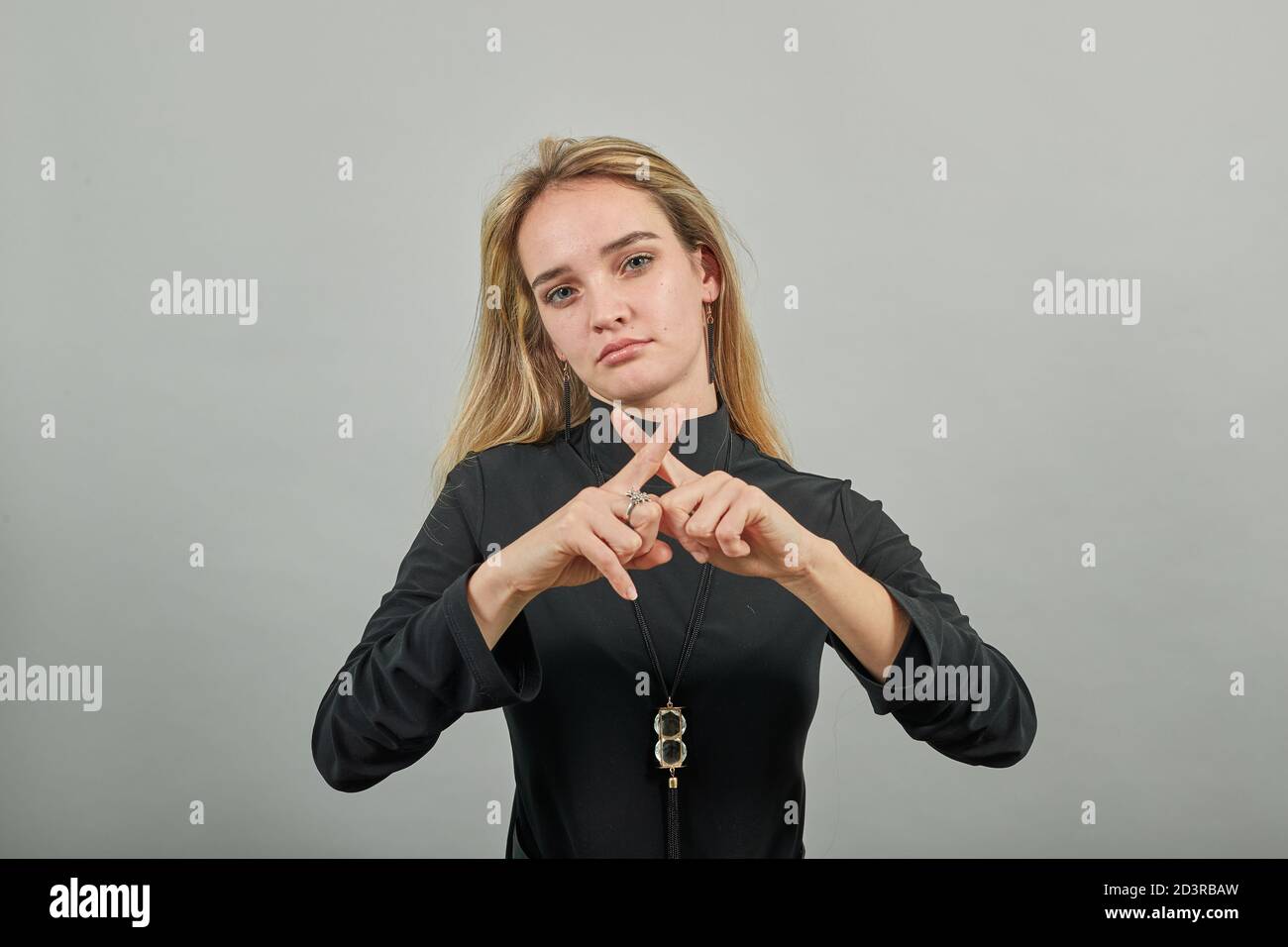 Let's make a stop I don't want to listen your lie. Unhappy depressed ...