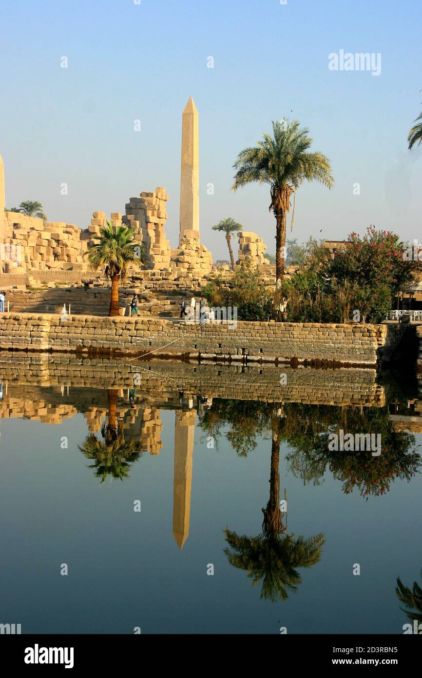 The Temple of Karnak is the second largest temple in ancient Egypt and ...