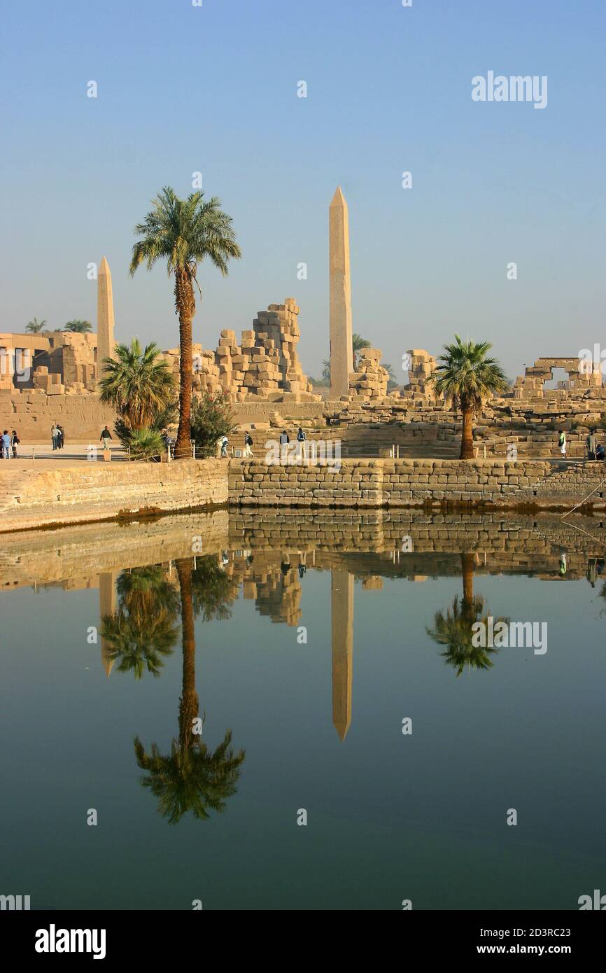 The Temple of Karnak is the second largest temple in ancient Egypt and ...