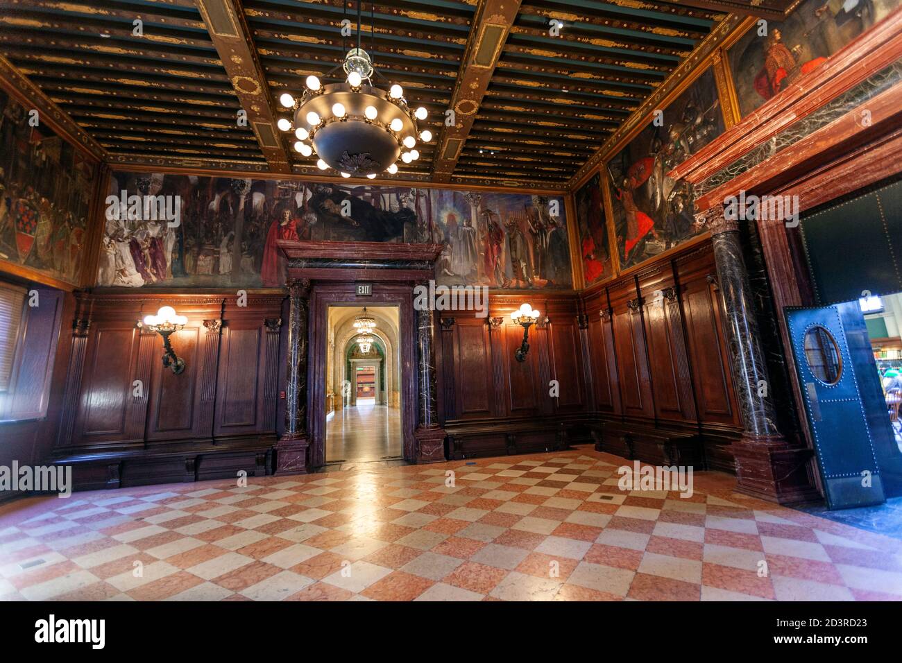Abbey Room, McKim Building, Copley Square, , Boston Public Library ...