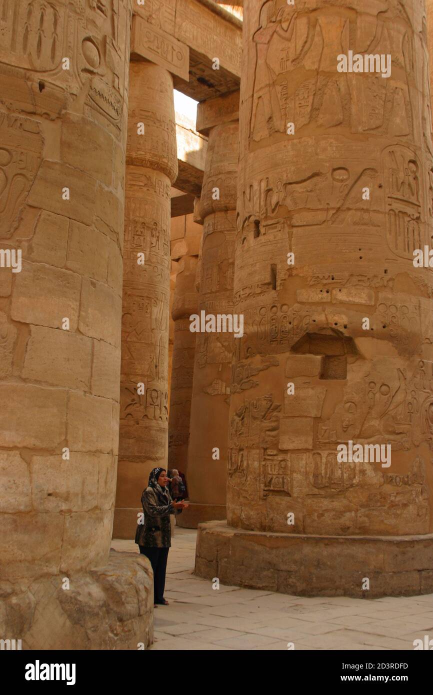 The Temple of Karnak is the second largest temple in ancient Egypt and ...