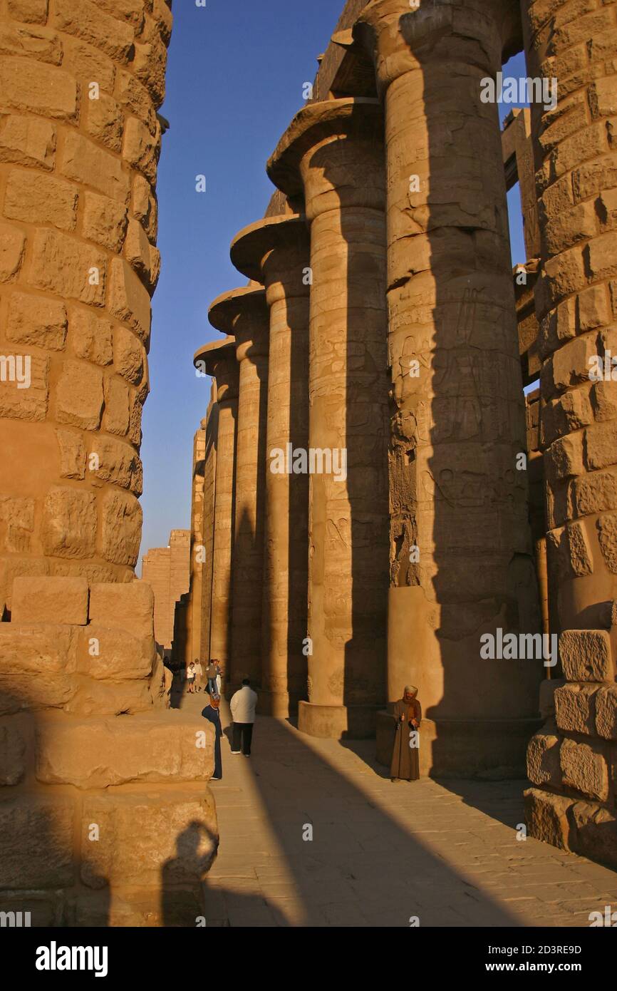 The Temple of Karnak is the second largest temple in ancient Egypt and ...