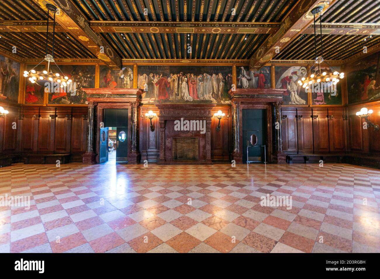 Abbey Room, McKim Building, Copley Square, , Boston Public Library ...