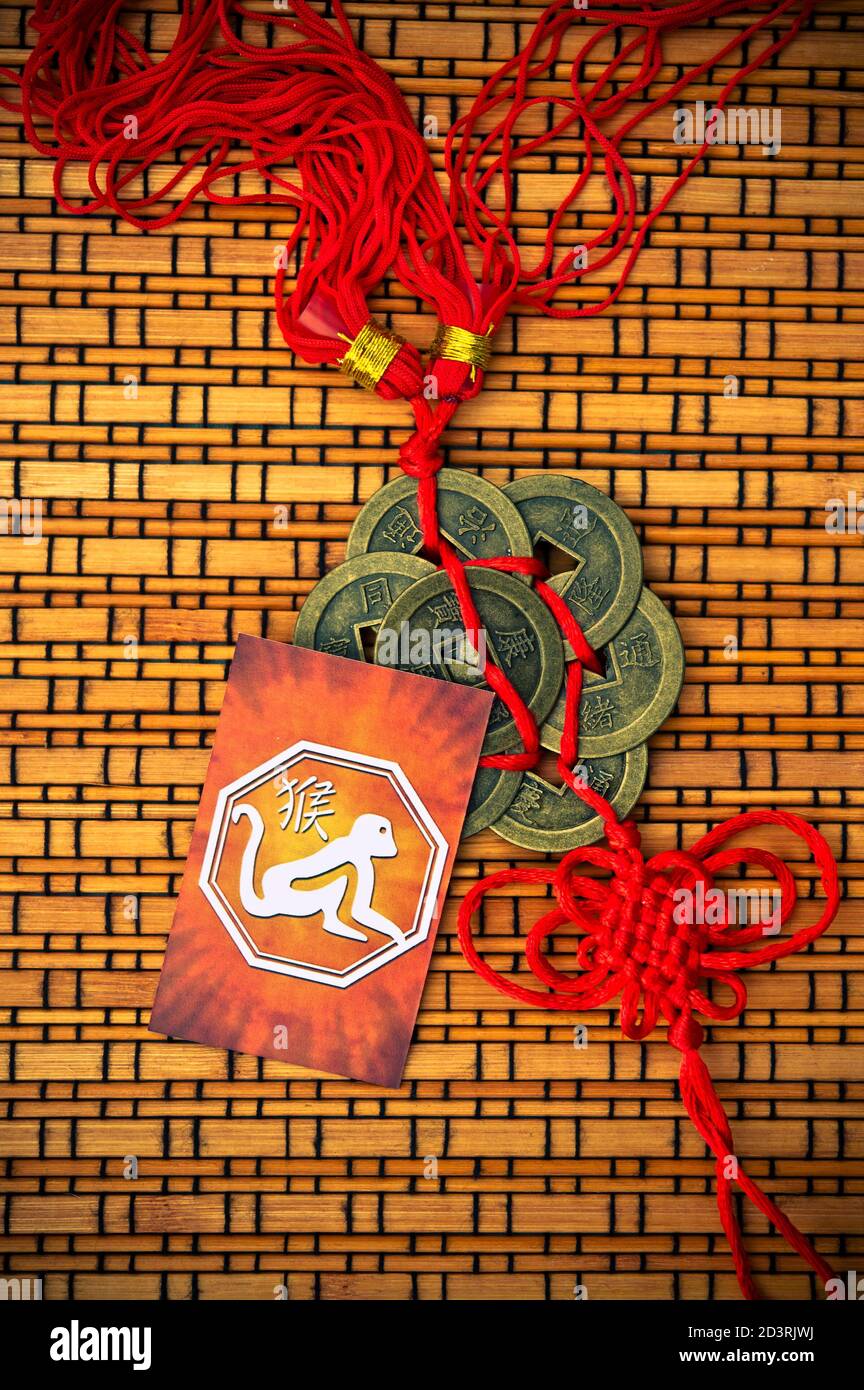 Chinese zodiac monkey hi-res stock photography and images - Alamy