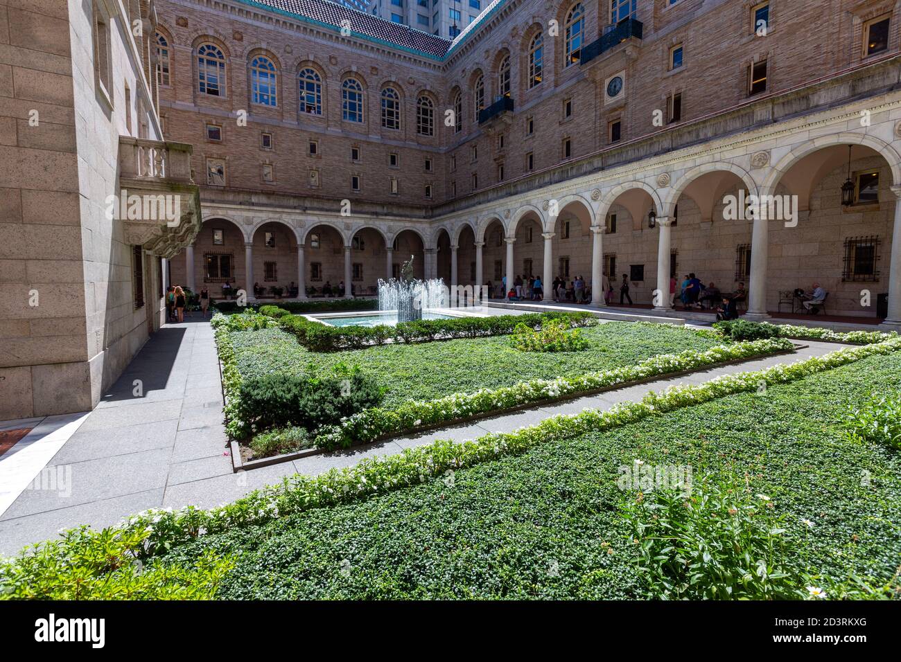 McKim Building, Copley Square, , Boston Public Library, Boston ...
