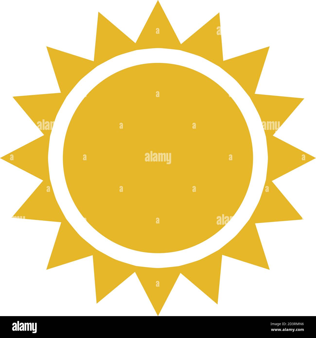 sun flat style icon vector design Stock Vector Image & Art - Alamy