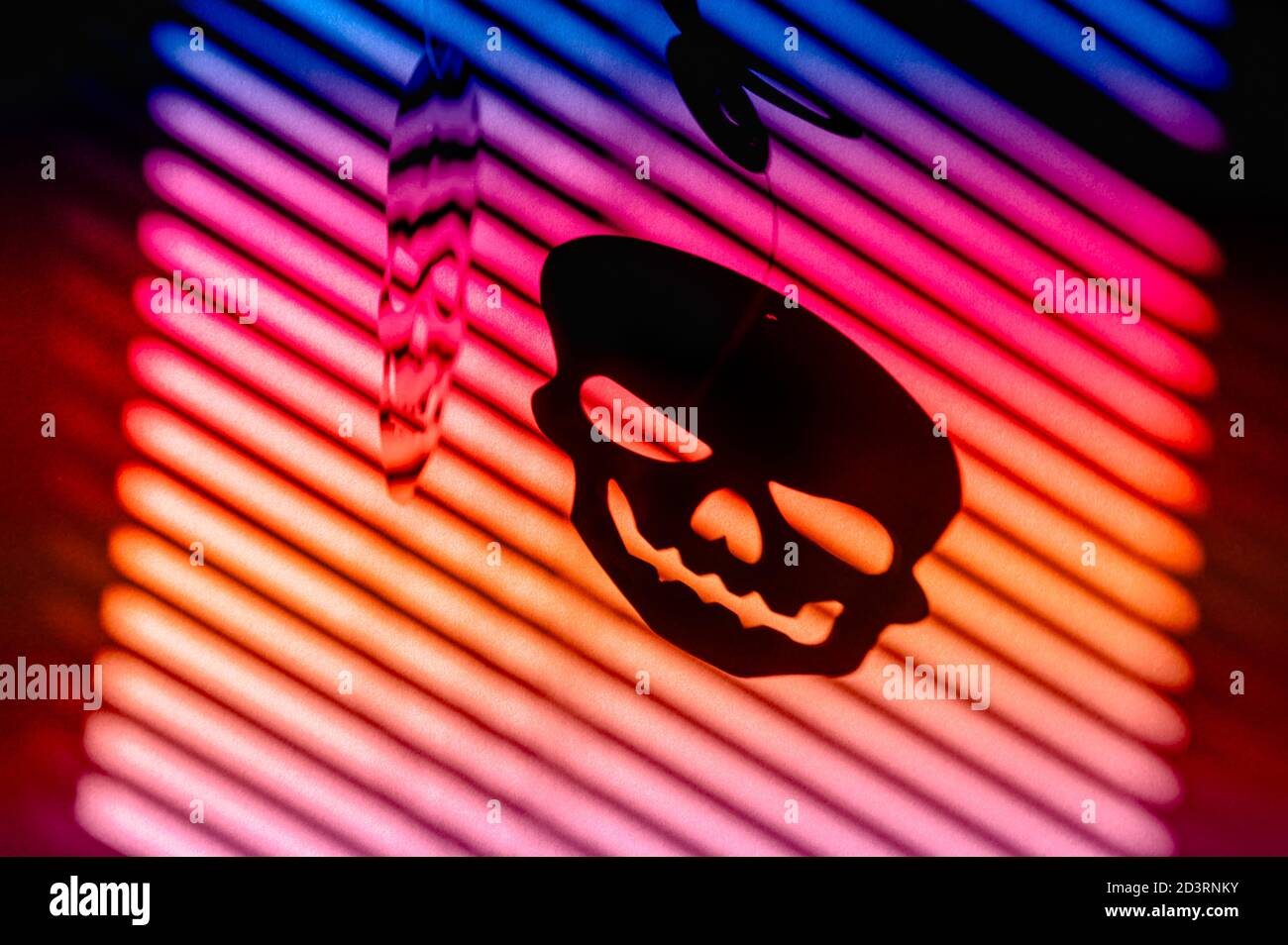 Strong shadows of the skull Stock Photo - Alamy