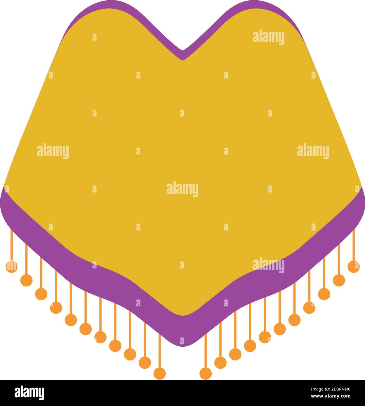 mexican poncho flat style icon vector design Stock Vector Image & Art ...