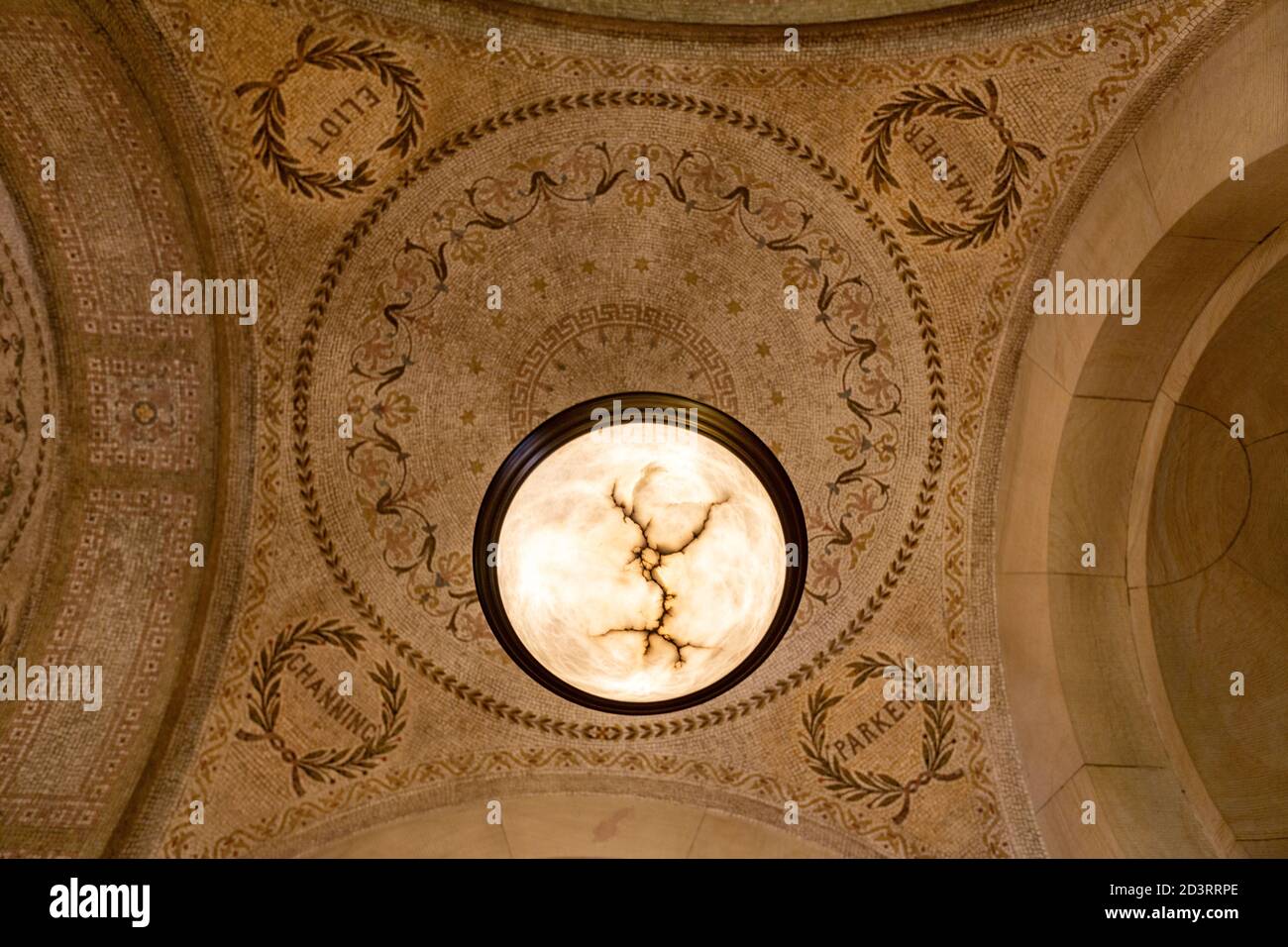 Lobby, McKim Building, Copley Square, , Boston Public Library, Boston ...