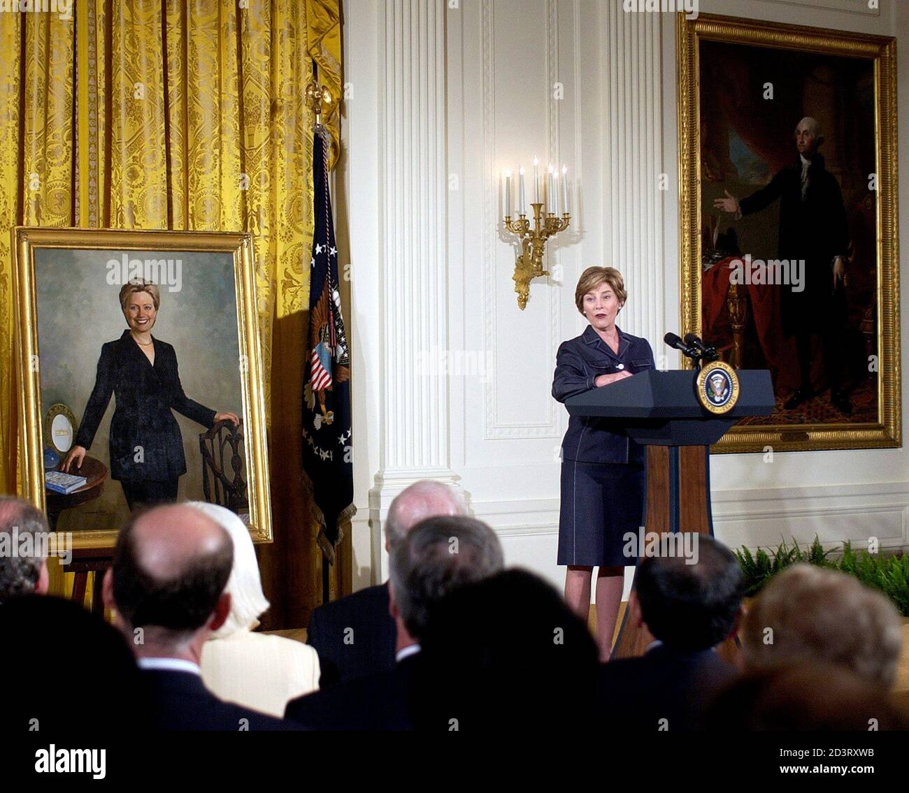 Laura Bush First Lady Portrait High Resolution Stock Photography and ...
