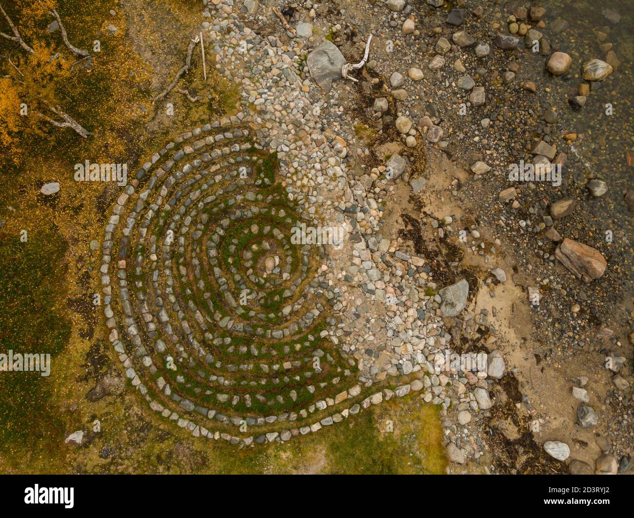 Turf labyrinth hi-res stock photography and images - Alamy