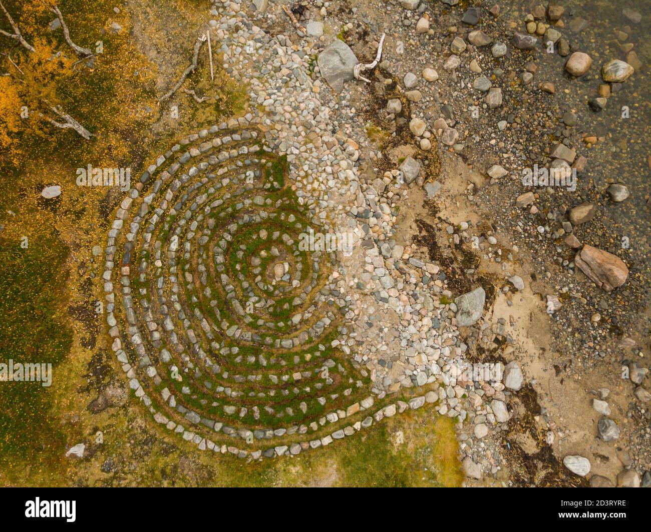 Turf labyrinth hi-res stock photography and images - Alamy