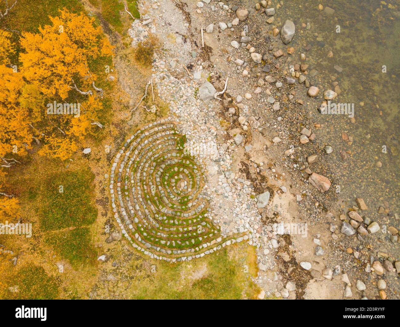 Turf labyrinth hi-res stock photography and images - Alamy