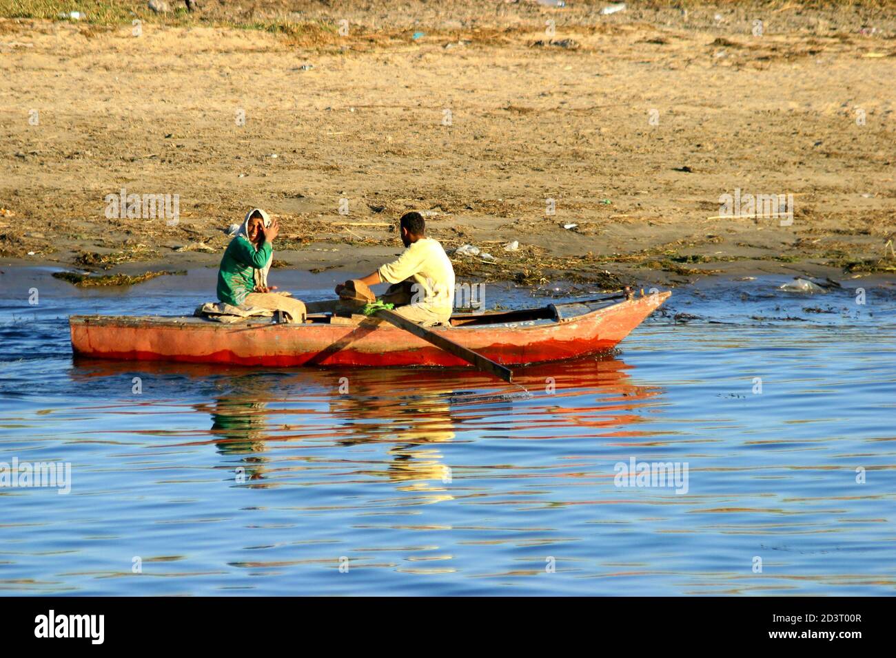 Local people fish from the Nile Stock Photo - Alamy