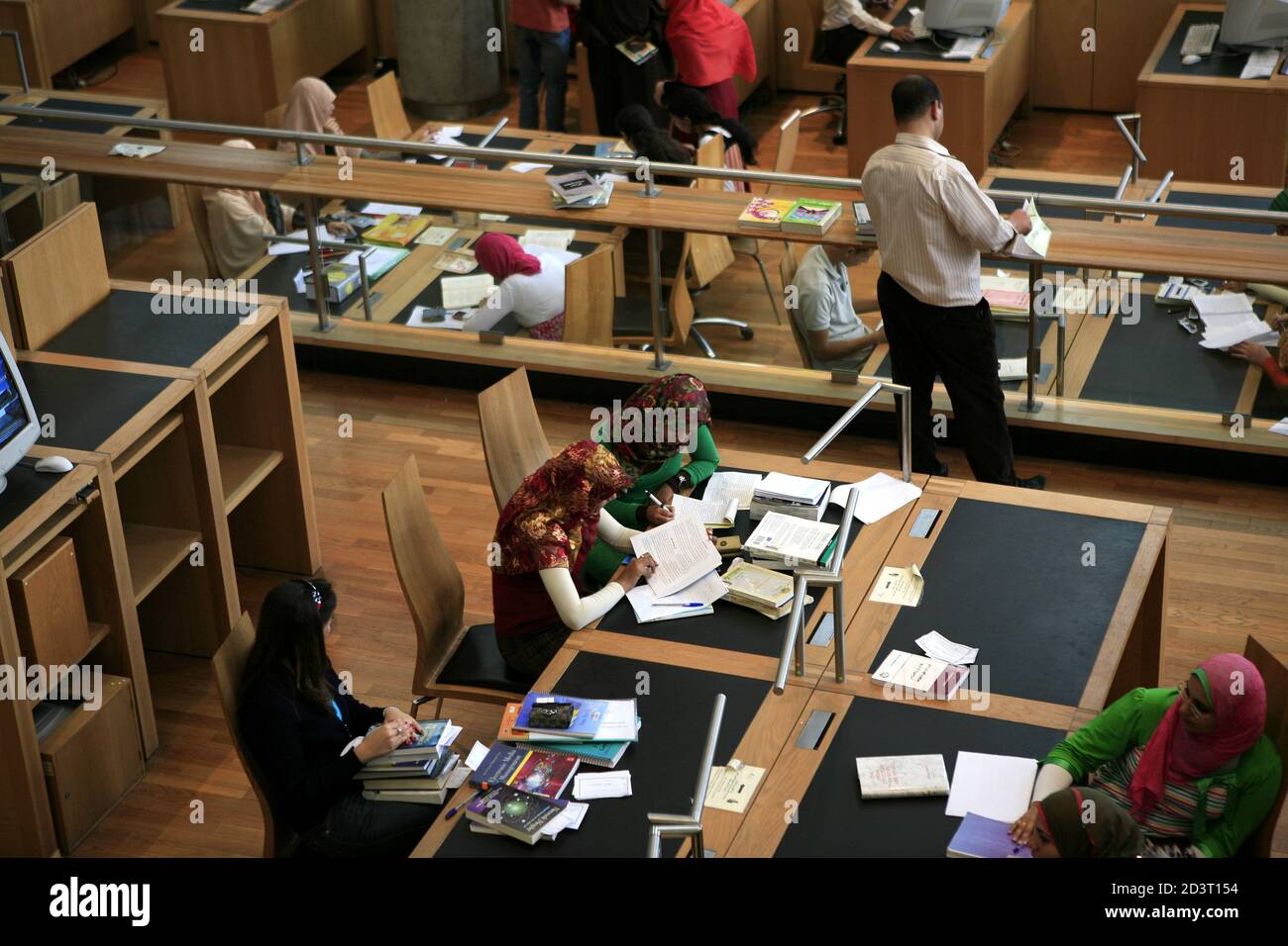 Bibliotheca Alexandrina, the new and famous Library of Alexandria Stock ...