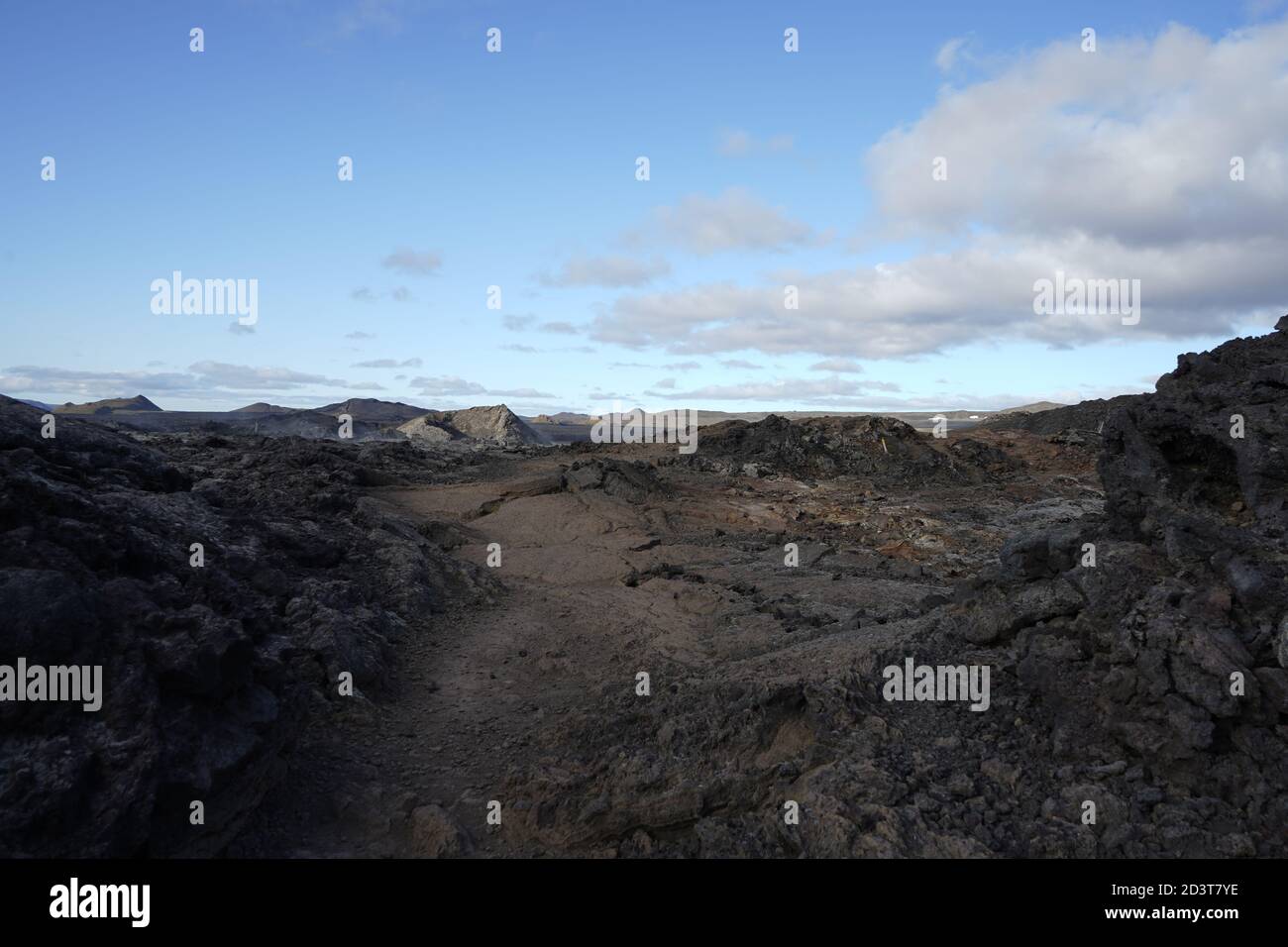 Iceland basalt lava field rocks Stock Photo - Alamy