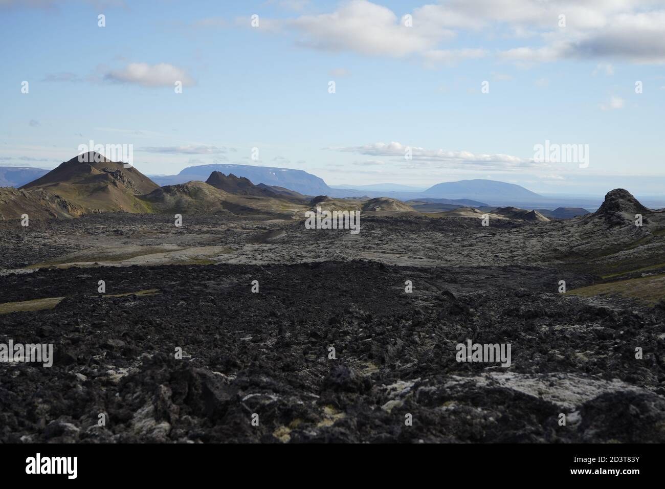Iceland basalt lava field rocks Stock Photo - Alamy