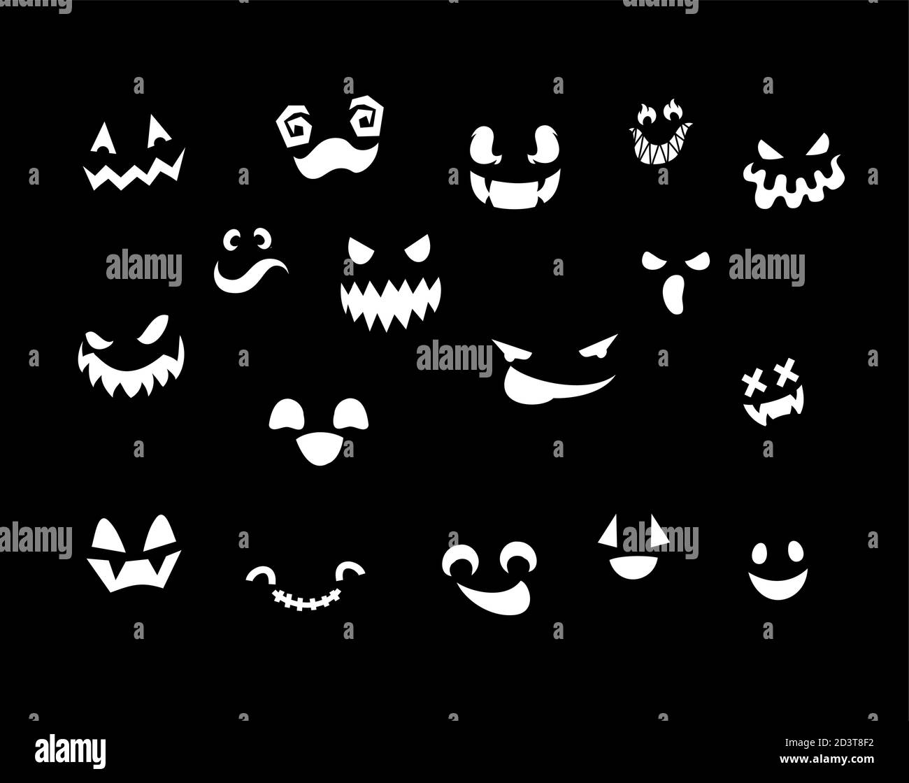 Monster mouth creepy scary Black and White Stock Photos & Images - Alamy