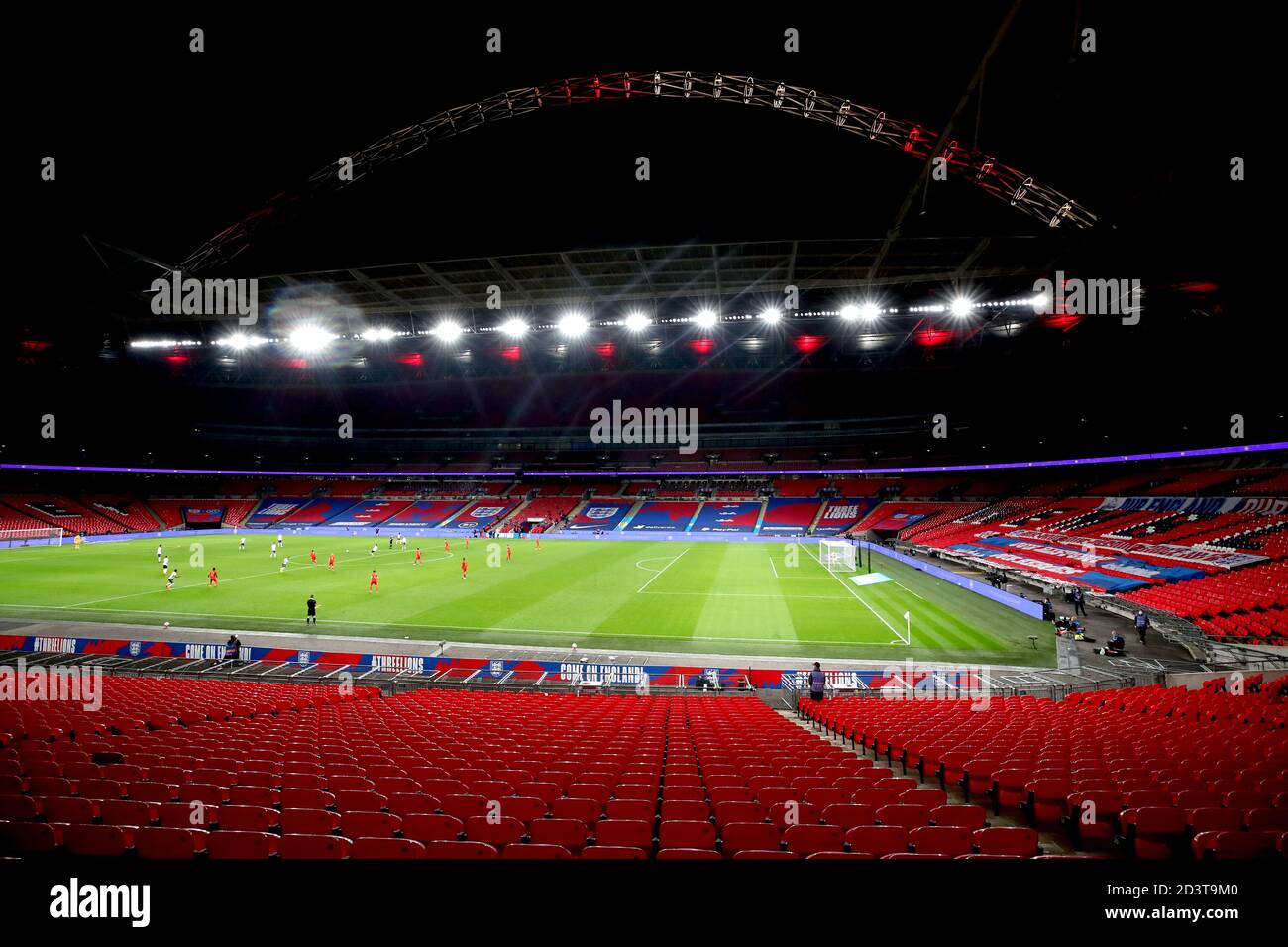 A general view empty wembley stadium hi-res stock photography and ...