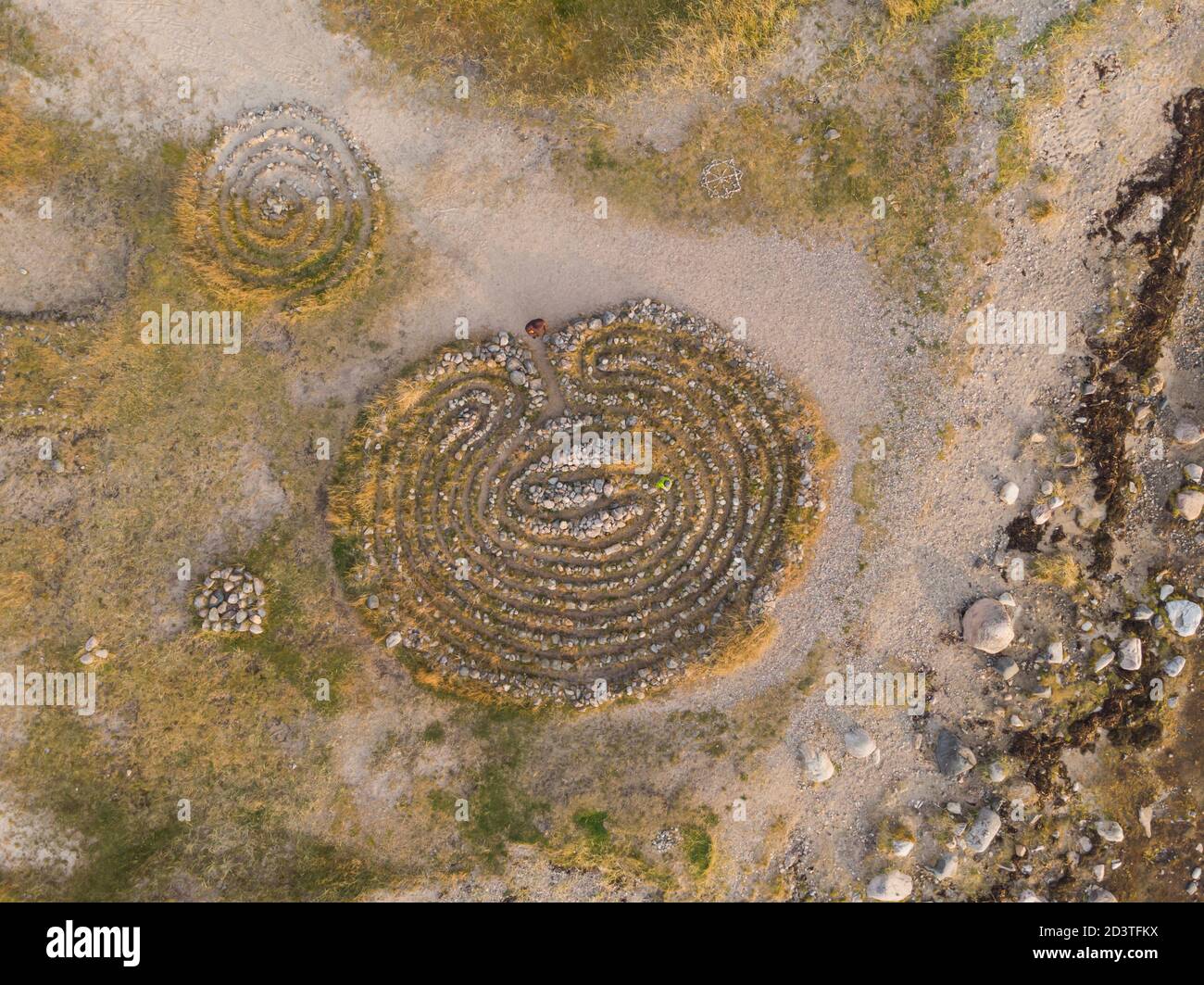 Turf labyrinth hi-res stock photography and images - Alamy