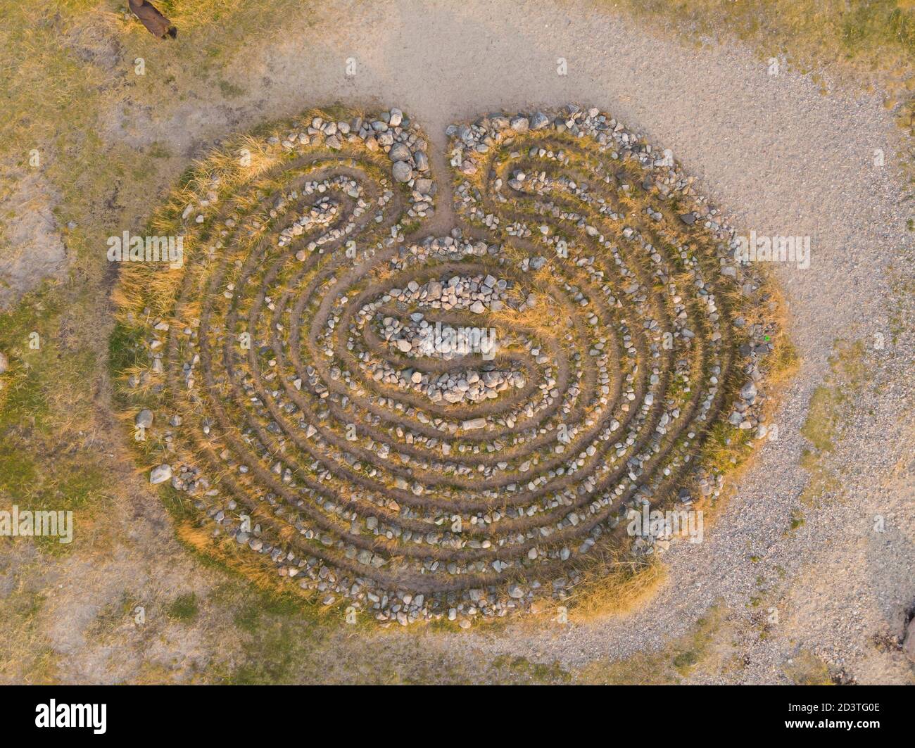 Turf labyrinth hi-res stock photography and images - Alamy