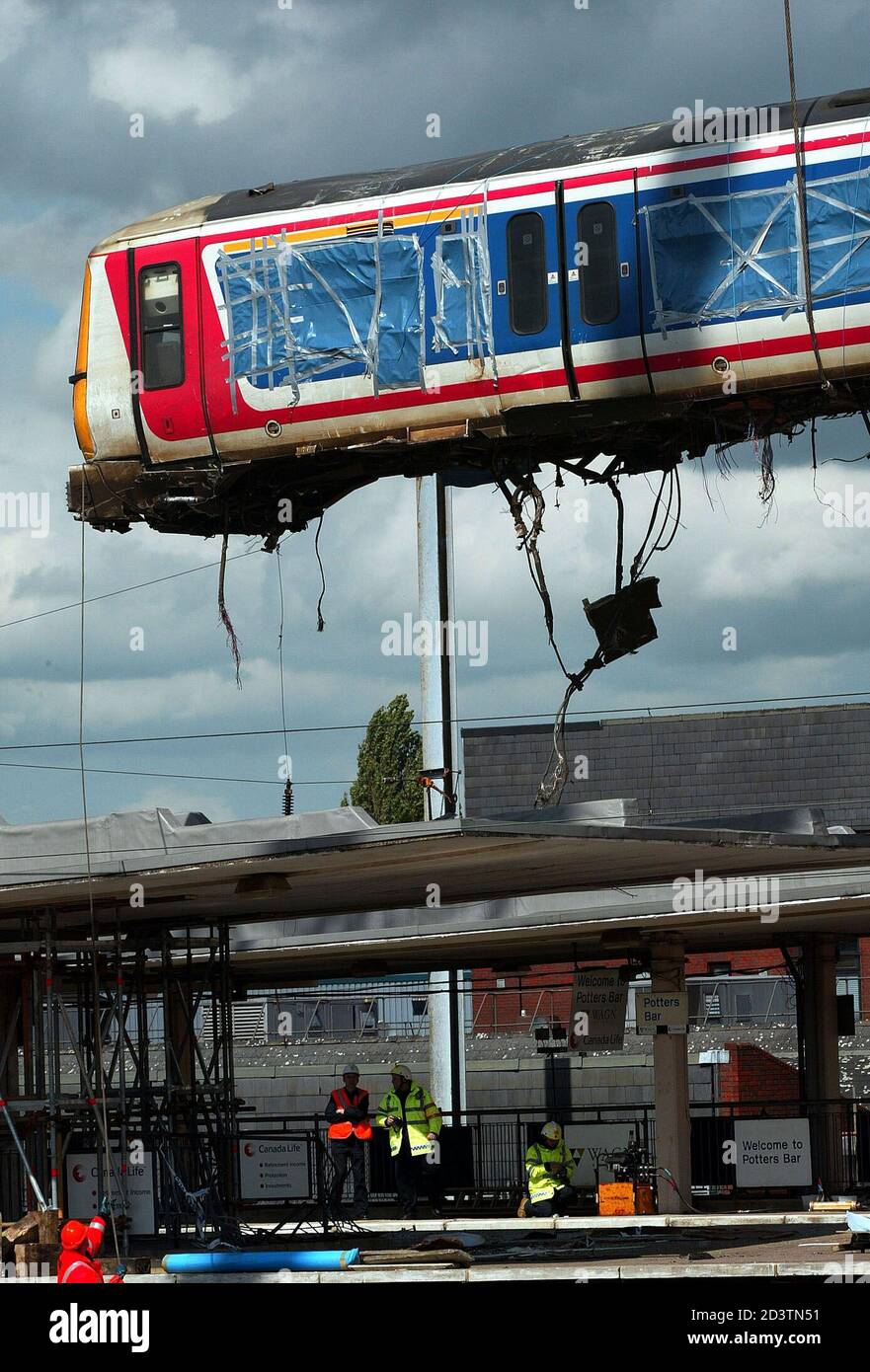 Wrecked train hi-res stock photography and images - Alamy
