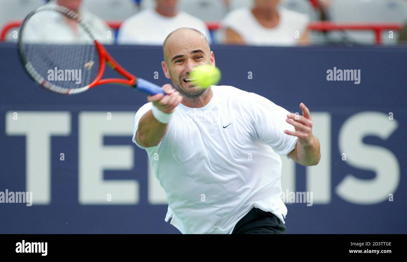Sport tennis forehand andre agassi hi-res stock photography and images ...