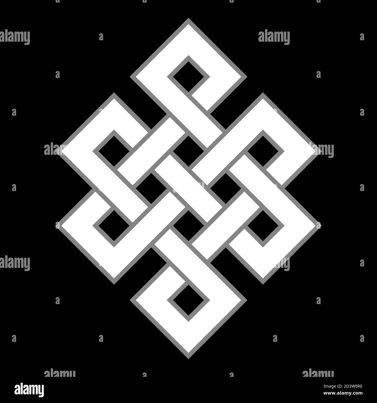 Tibetan buddhism symbol endless knot hi-res stock photography and ...