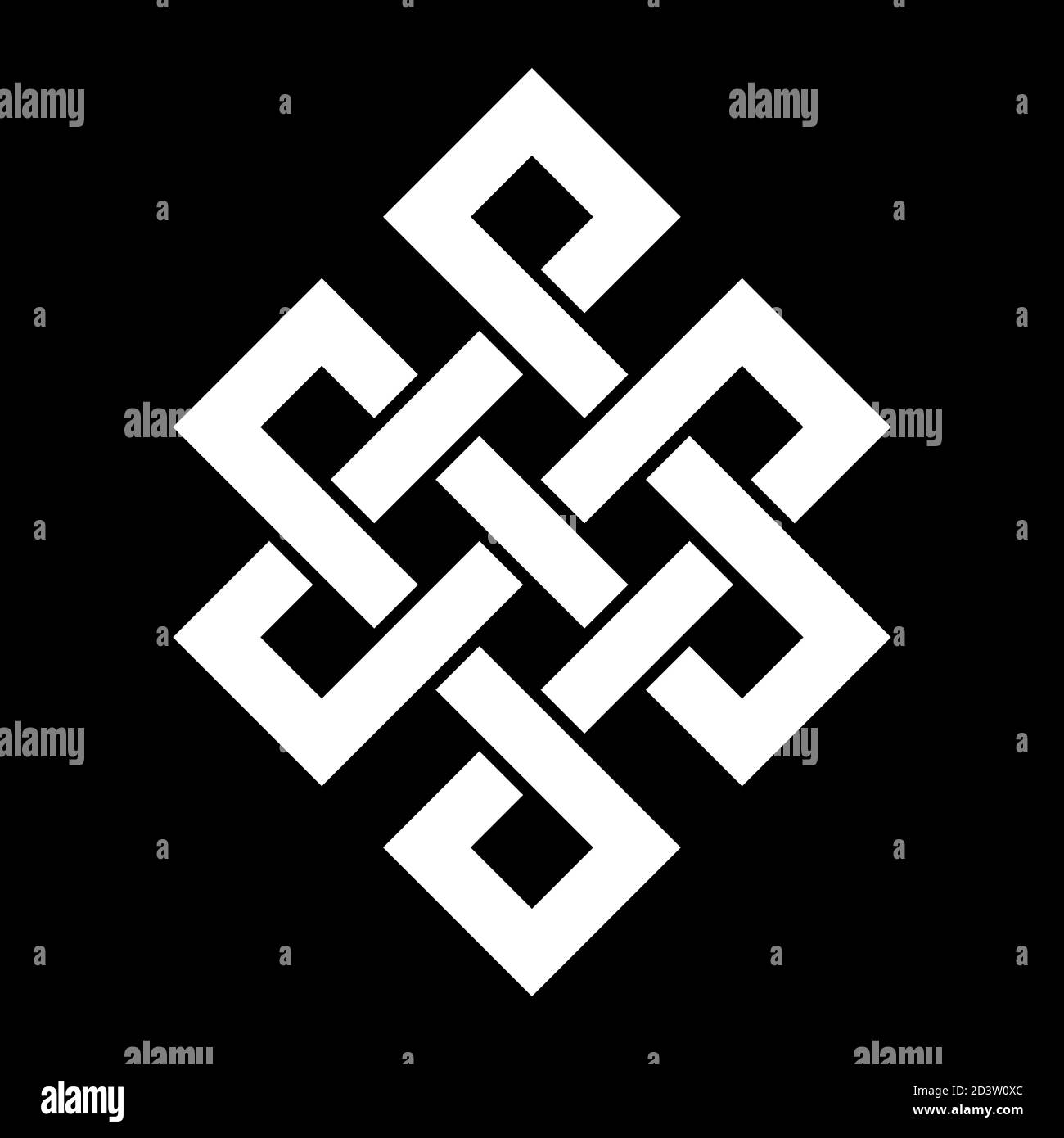 Tibetan buddhism symbol endless knot hi-res stock photography and ...