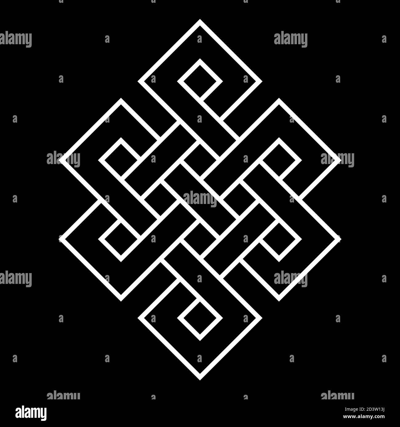 Tibetan buddhism symbol endless knot hi-res stock photography and ...