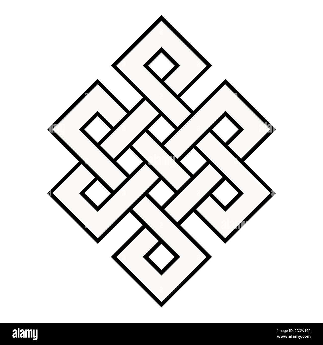Tibetan buddhism symbol endless knot hi-res stock photography and ...