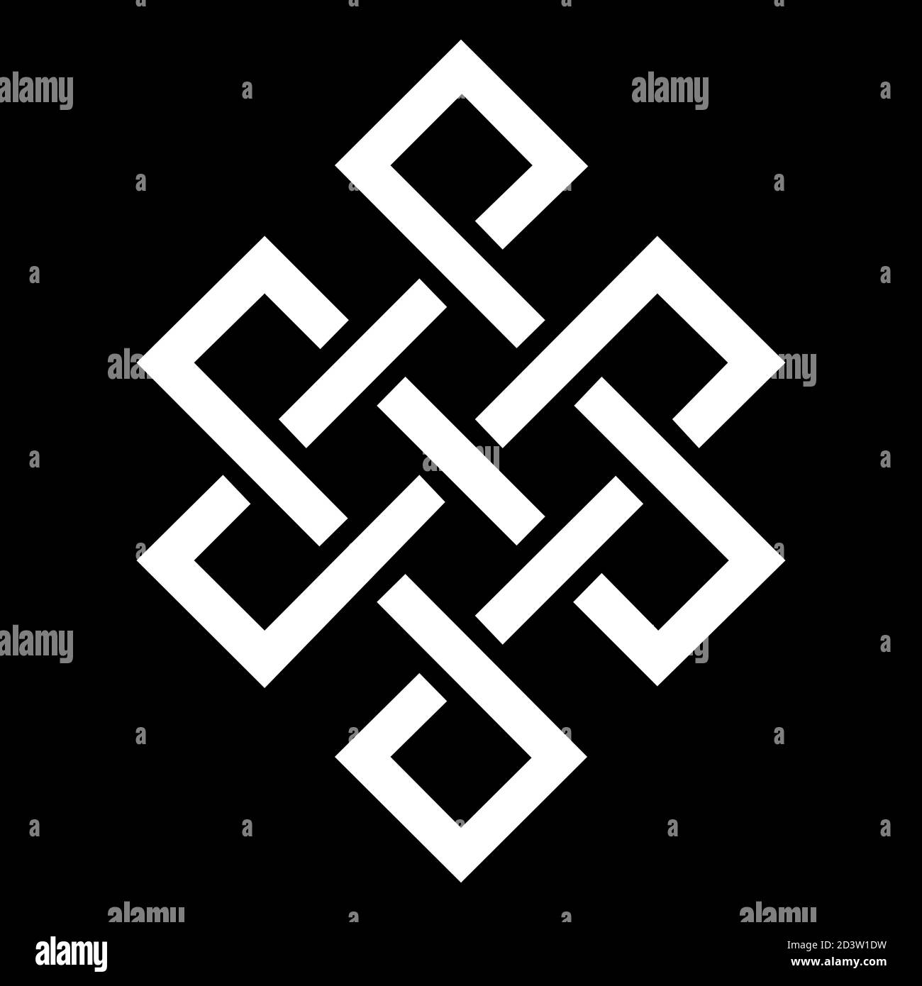 Tibetan buddhism symbol endless knot hi-res stock photography and ...