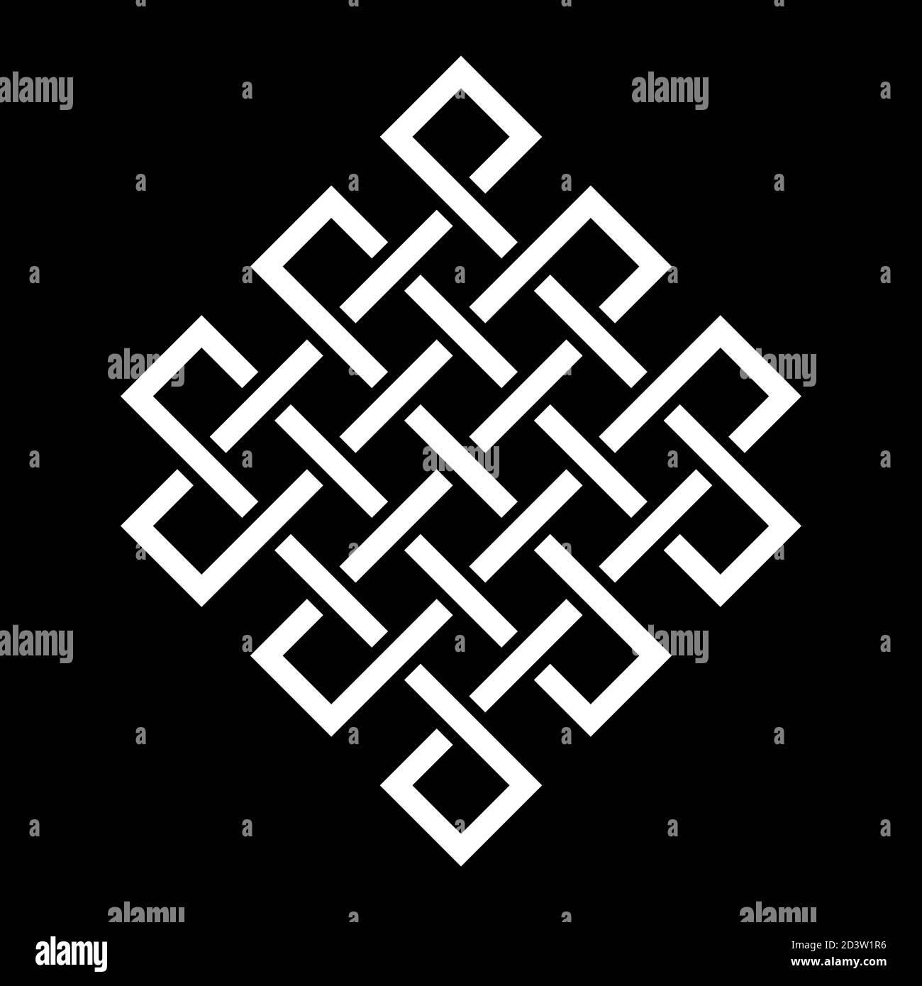 Tibetan buddhism symbol endless knot hi-res stock photography and ...